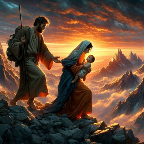 Fleeing To Egypt Jesus Mary And Joseph Jesus Pictures Jesus Christ Images