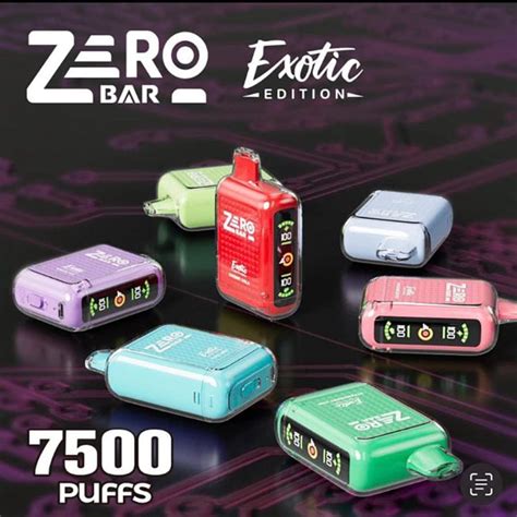 Zero Bar Exotic Edition Disposbale Vape 0 7500 Puffs 0 Element Vape