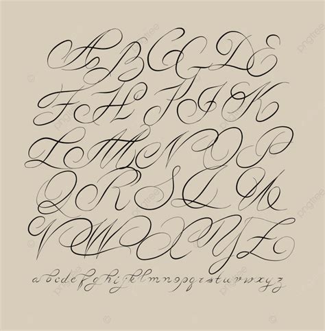 Calligraphic Design Vector Design Images Calligraphic Alphabet Vector Design Abstract Type