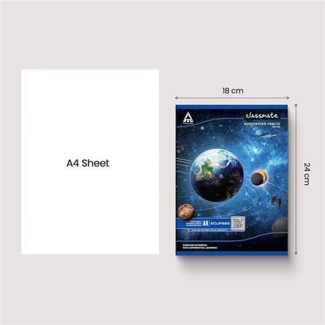 Pack 4 Classmate Augmented Reality Notebooks At ₹ 258 Pack Mumbai Id 2856383453562