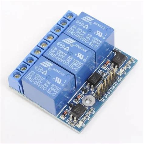 Módulo Relé 3 Canais 5v Placa Para Arduino Pic Raspberry Parcelamento