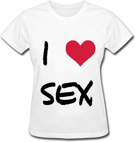 Sansiwoman I Love Sex Tshirt For Men Xxl White Clothing Shoes And Jewelry