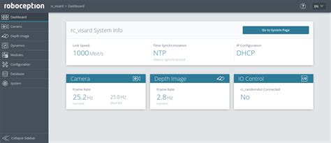 Web Gui — Rcvisard 22101 Documentation