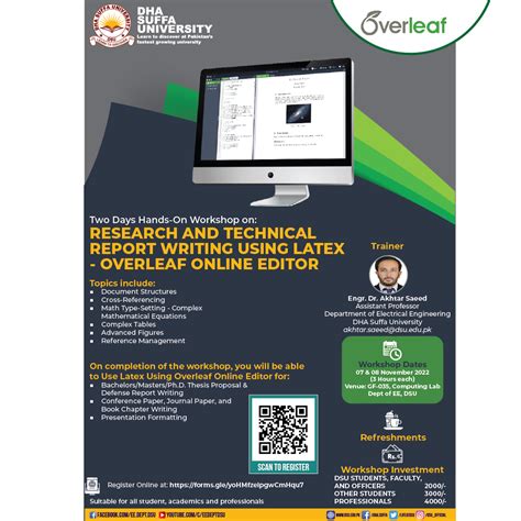 research and technical report writing using latex overleaf online