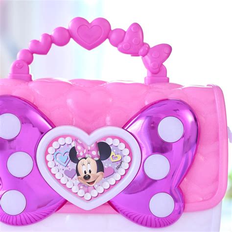 Minnie Mouse Bowfabulous Bag Set Disney Jr 7 Piece Pretend Play Bag