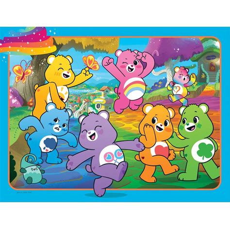 Holdson Puzzle Set Of Four Care Bears 30pc Frame Tray Series