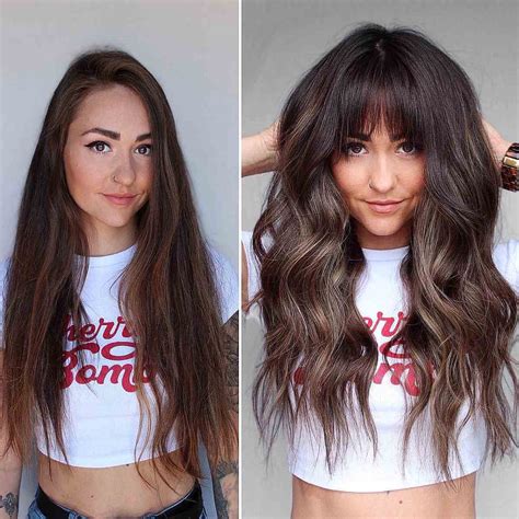 Haircuts Long Hair With Bangs