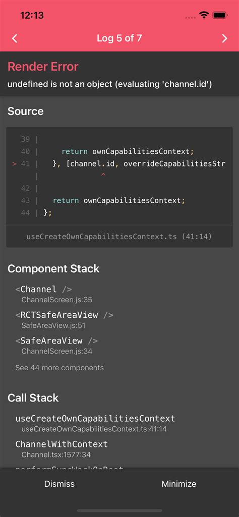 Tutorial Passing Channel Object As A Navigation Prop Should Not Be