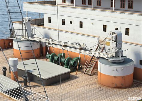 Rms Titanic Various Closeups Of The Bow Area Vasilije Ristovic