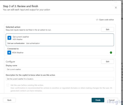 configuring copilot by using different end user authentication for actions power community