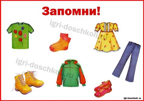 Развитие речи Одежда и обувь