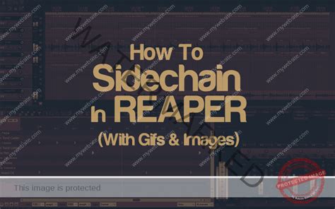 Ways To Sidechain In REAPER With Gifs Images