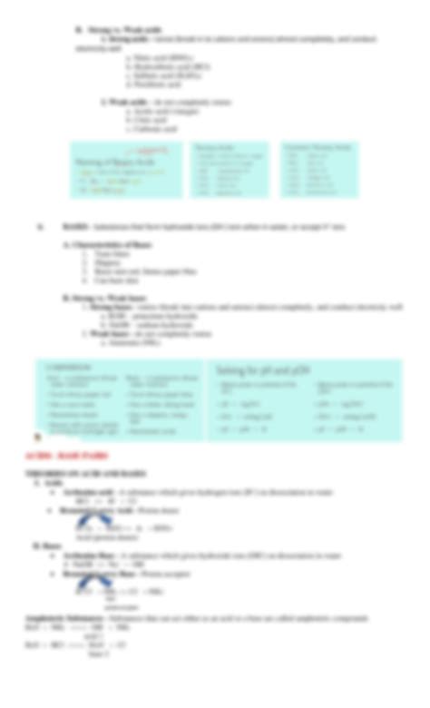 Solution Biochemistry Reviewer Studypool