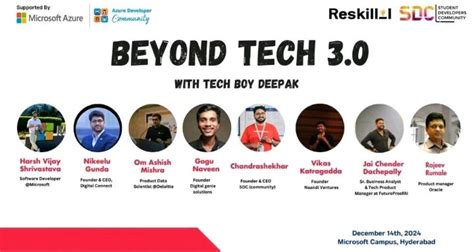 Shaik Khadeer On Linkedin Microsoft Hyderabad Techevent