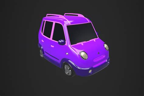 만화 자동차 3d 모델 20 Max Free3d