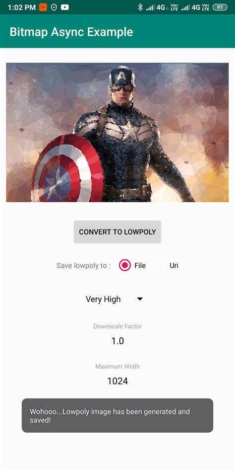 rxlowpoly a rxjava based library using native codekk androidopen source website