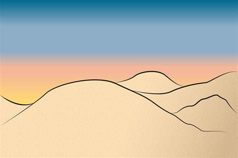 Sand Dune Drawing