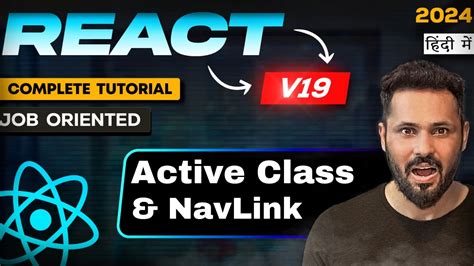 React Router Tutorial 11 Navlink And Active Class Youtube