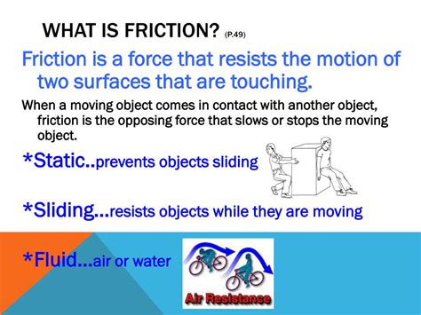 Ppt Forces Lesson 1 Friction And Gravity Powerpoint Presentation