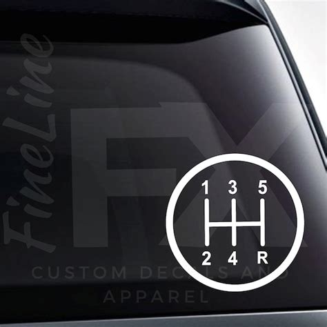 5 Speed Shift Pattern Etsy