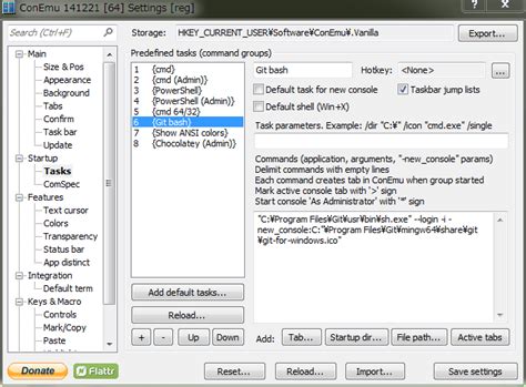 ConEmuでGit for Windows xのbashを使う方法 OPCDiary