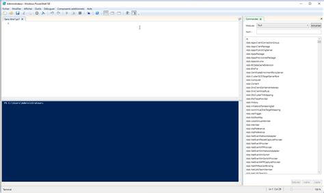 Interface De Powershell Ise
