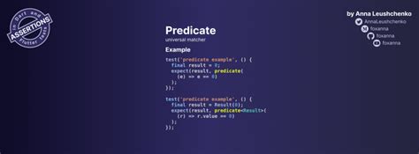 assertions in dart and flutter tests an almost ultimate cheat sheet invertase