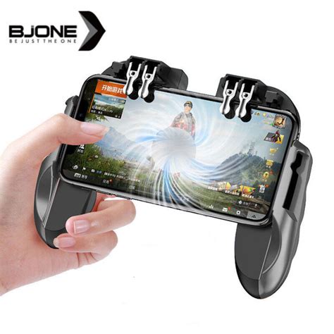 Pubg Game Controller Double Cooler Radiating Gamepad For Iphone Android Pubg Joystick With Dual