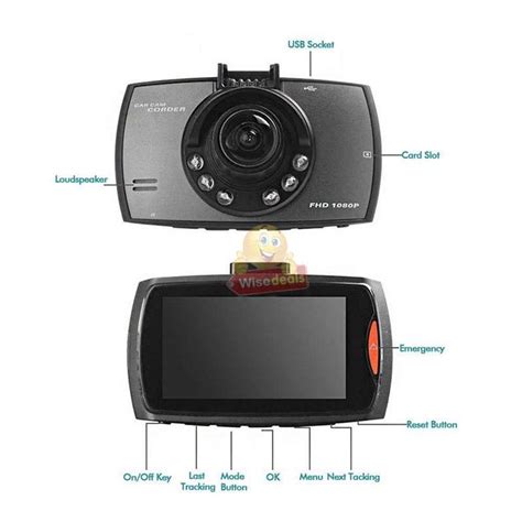 Dash Cameras Car Dash Cam Full HD With G Sensor Motion Detection Loop