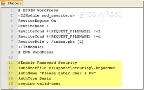 How To Password Protect An Apache Website Using Htaccess
