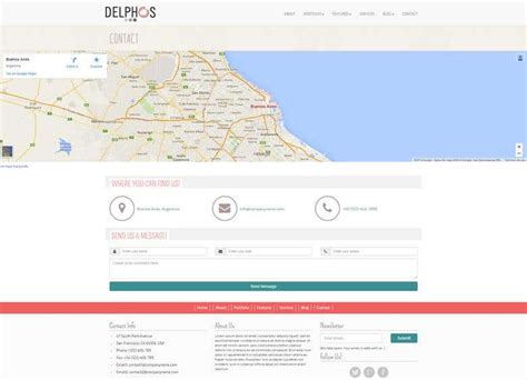 Delphos Multi Purpose Site Html5 And Css3 Template Freelancer