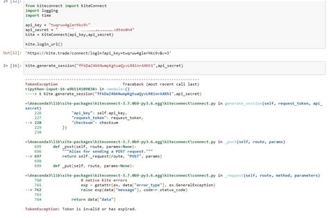 KiteConnect Codes That Worked One Day Ago Do Not Work Now Kite Connect Developer Forum
