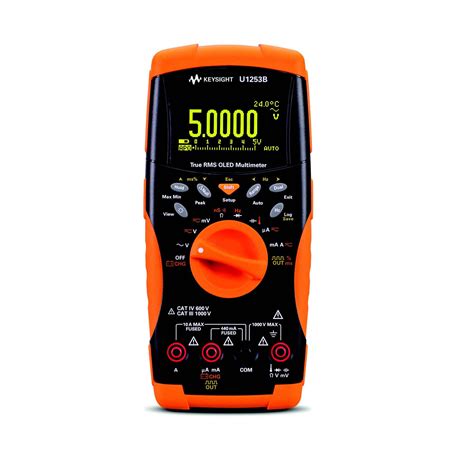 Handheld Digital Multimeter Keysight U1253b 45 Digit Oled