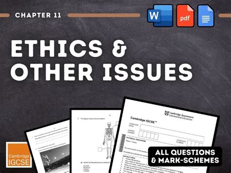 cambridge igcse pe exam questions and mark schemes chapter 11