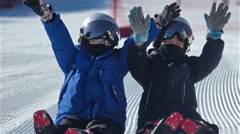 곤지암어린이스키강습 다현이와 민재의 스템턴 도전 Youtube