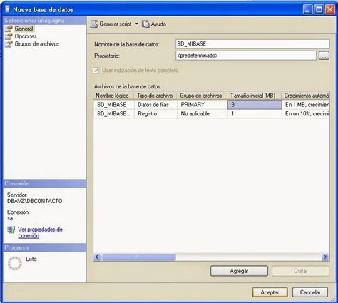Aprende y Comparte SQL Creación de Base de Datos SQL SERVER