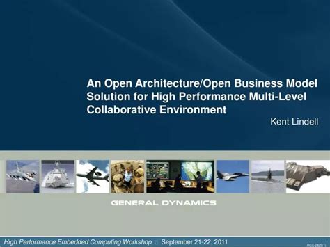 Ppt High Performance Embedded Computing Workshop September 21 22