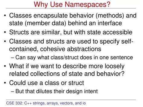 Ppt Why Use Namespaces Powerpoint Presentation Free Download Id