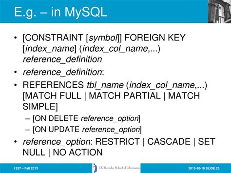 Ppt Referential Integrity And Database Design Recap From Conceptual