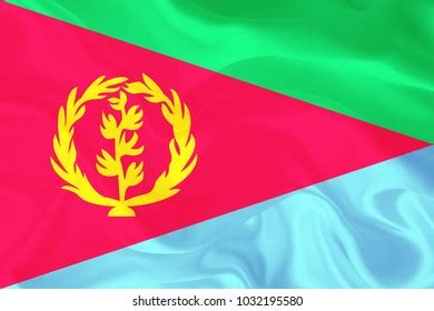 Eritrea Fabric Flag Background Stock Illustration 1032195580 Shutterstock
