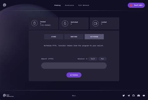 Pyth Governance A Guide To Staking Pyth Tokens Bulb