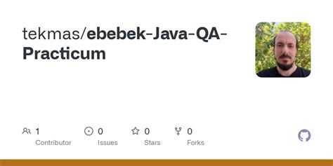 github tekmas ebebek java qa practicum