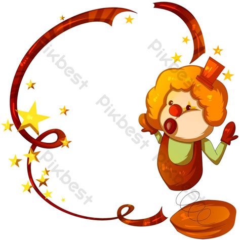 만우절 광대 광대 그림 일러스트 Png Psd 무료 다운로드 Pikbest