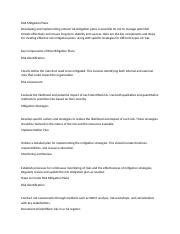 Essential Guide To Effective Risk Mitigation Strategies Course Hero