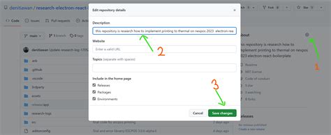 How To Update Description On My Repository Community Discussion 54372 GitHub