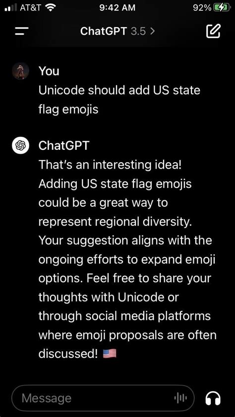 Unicode Should Add Us State Flag Emojis And Chatgpt Agrees🇺🇸 Remoji