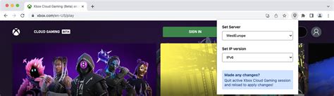 Github N Thumannxbox Cloud Server Selector A Browser Extension To Select The Server Region