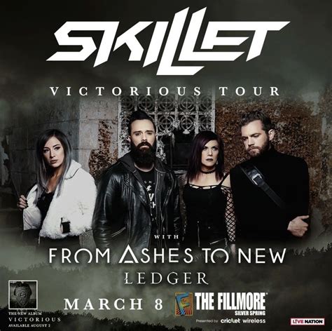 Skillet Concert And Tour History Updated For 2024 Concert Archives
