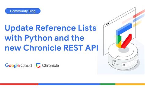 Chronicle On Linkedin Update Reference Lists With Python And The New Chronicle Rest Api