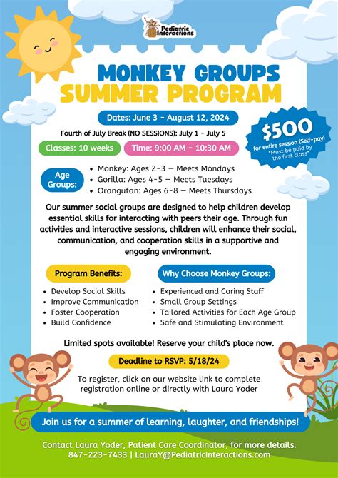 Summer Groupsclasses